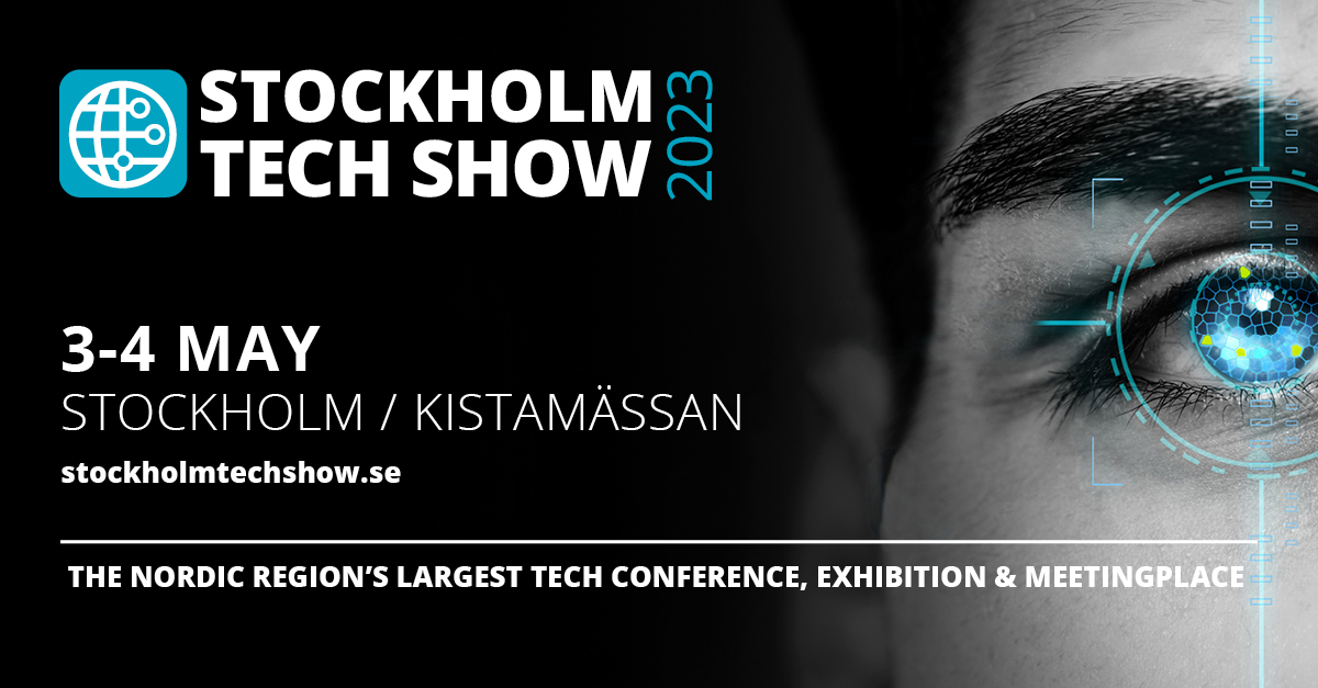 Come and meet us at Stockholm Tech 2023 in Sweden!